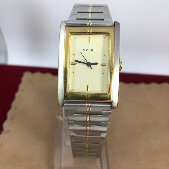 Guess | Accessories | Vintage Elegant Guess 2tone Gold Silver Tank ...